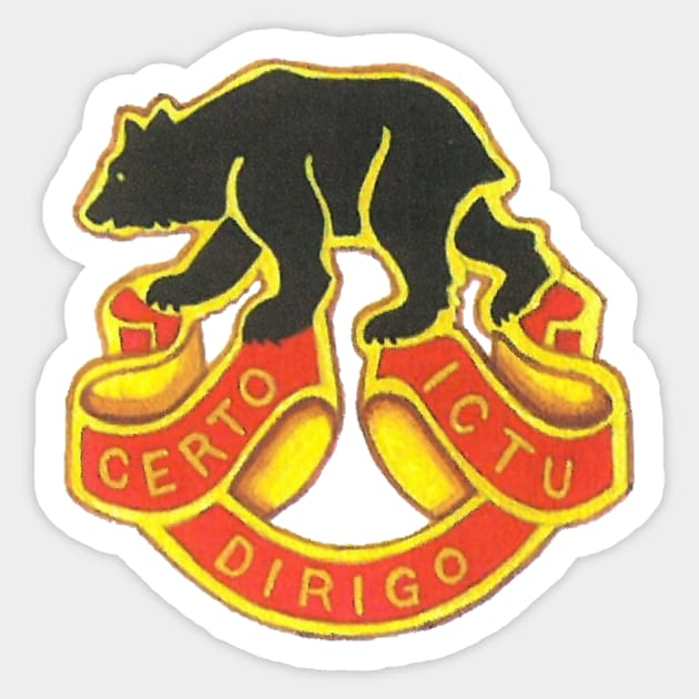 6th ADA Regimental Crest - Air Defense Artillery - Sticker | TeePublic